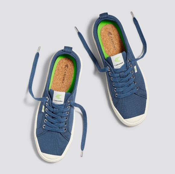 Cariuma | Shoes | Cariuma Oca Canvas Low Womens 9 Sneaker Shadow Blue ...